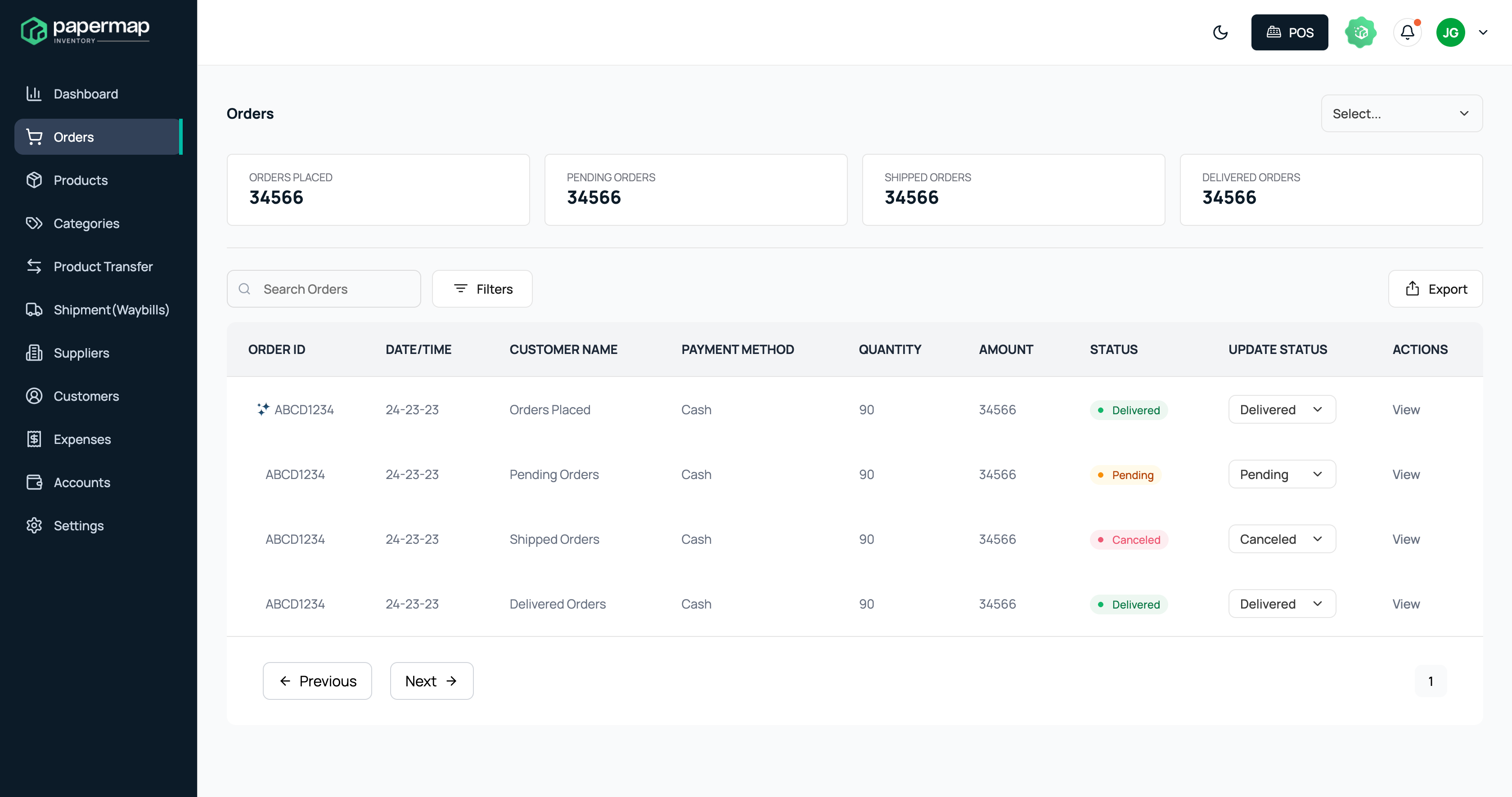 Papermap - Inventory Management